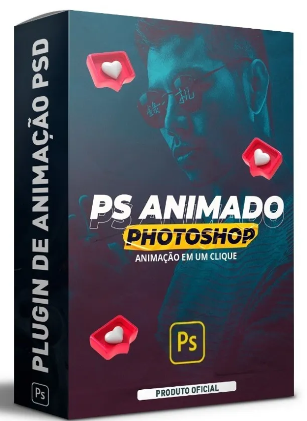Ps Animado Oficial - Anima Psd No Photoshop + Bônus - Ioio Design